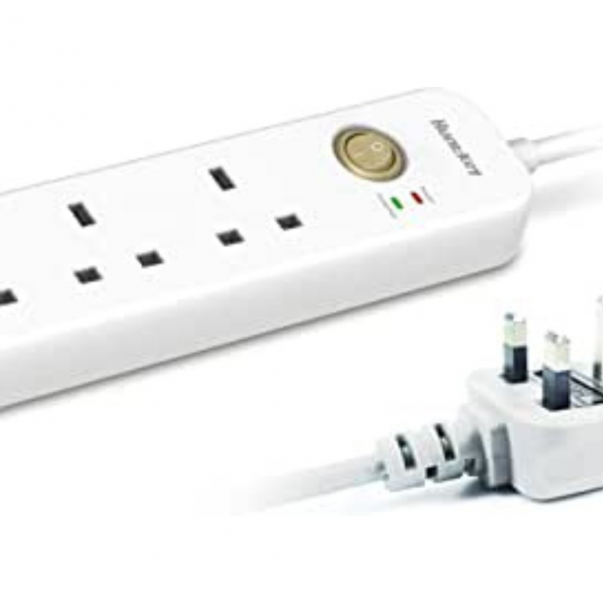 Huntkey Suc-507 Power Strip Surge Protector With 4 Outlets