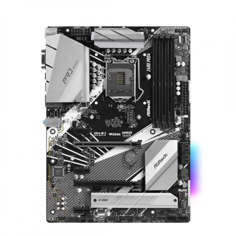 ASRock Z490 PRO4 Intel LGA 1200 Socket ATX Motherboard