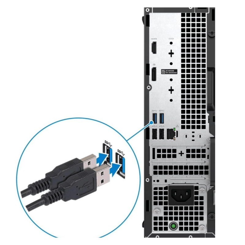 Dell OptiPlex 3000 Desktop Computer i5 8gb 512GB SSD W10