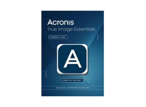 Acronis True Image Essentials | 1 PC | 1 Year Backup